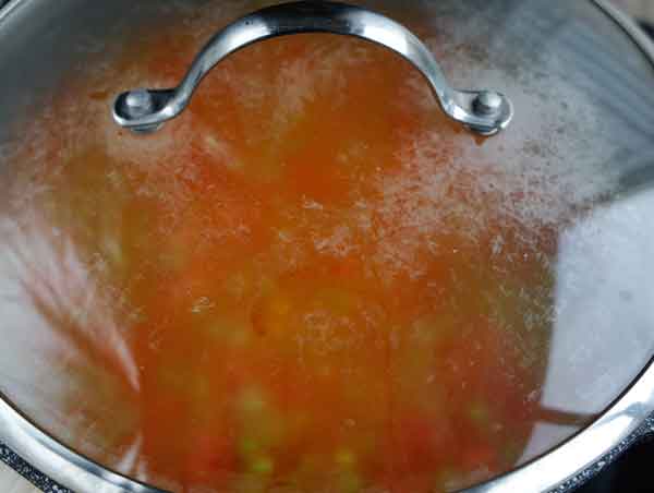Gajar Matar Sabji / Carrot and Peas Curry (No Onion No Garlic)