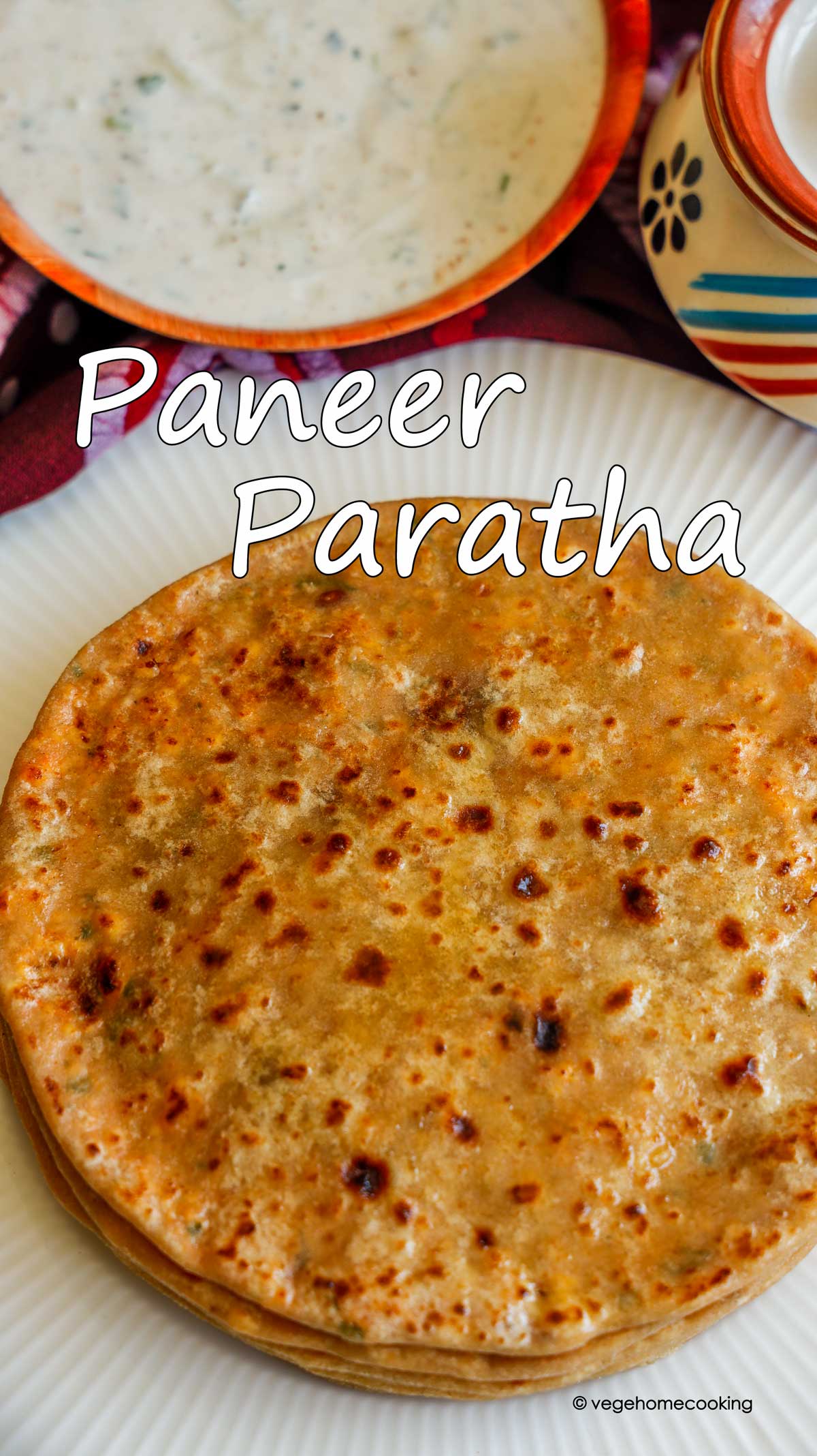 Paneer Paratha (No Onion No Garlic) – Vege home cooking