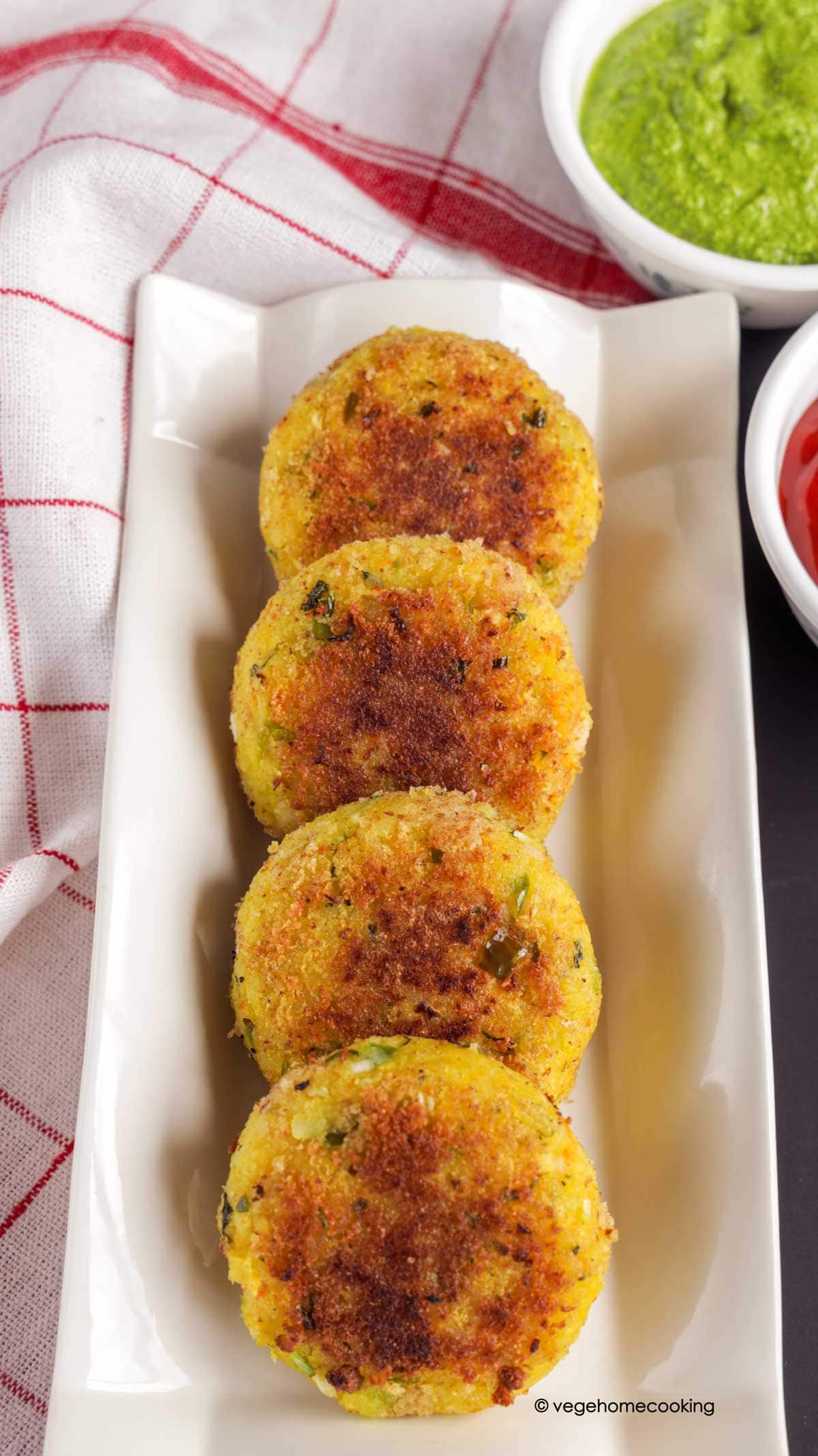 Poha Cutlet / Poha Vegetable Cutlet
