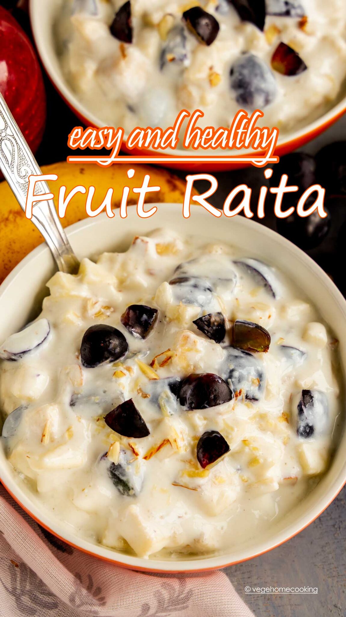 Fruit Raita / Healthy Mixed Fruit Raita – Vege home cooking