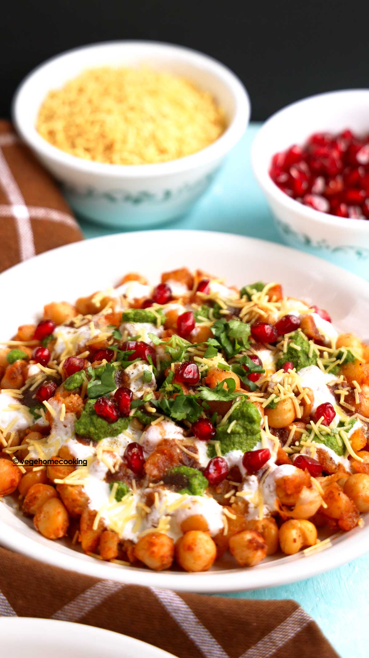 Potato Chickpea Chaat / Aloo Chana Chaat