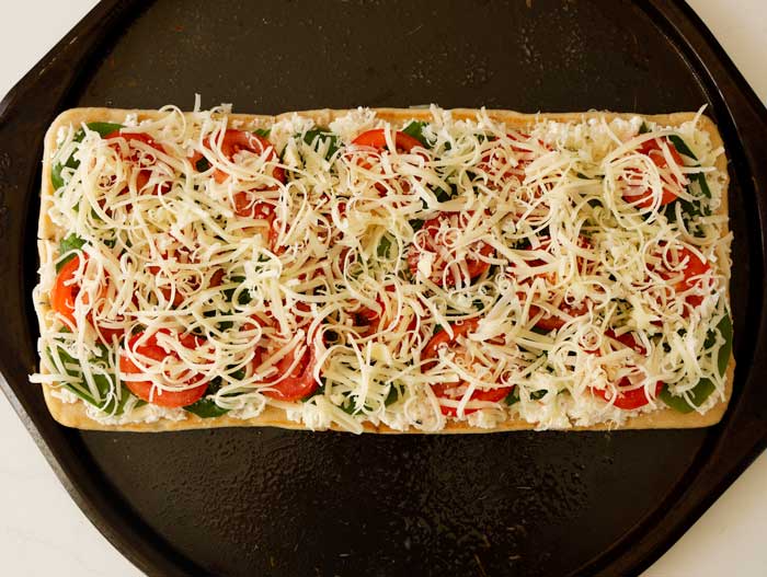 Flatbread Pizza with Herbed Ricotta