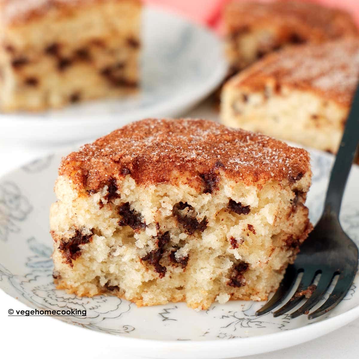Snickerdoodle Snack Cake (Eggless)