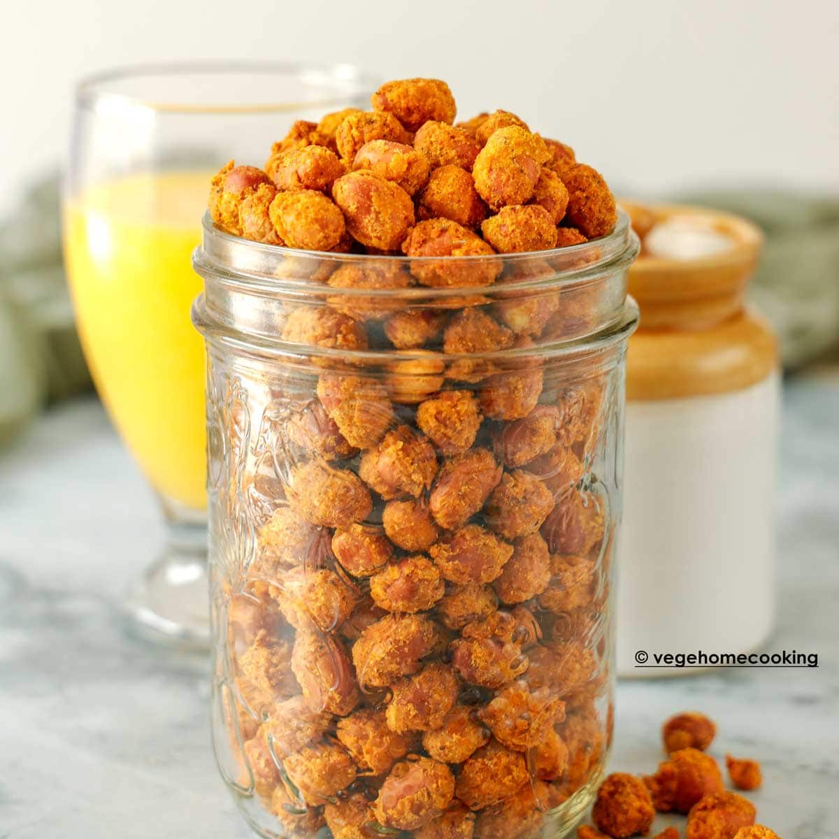 Air Fryer Masala Peanuts