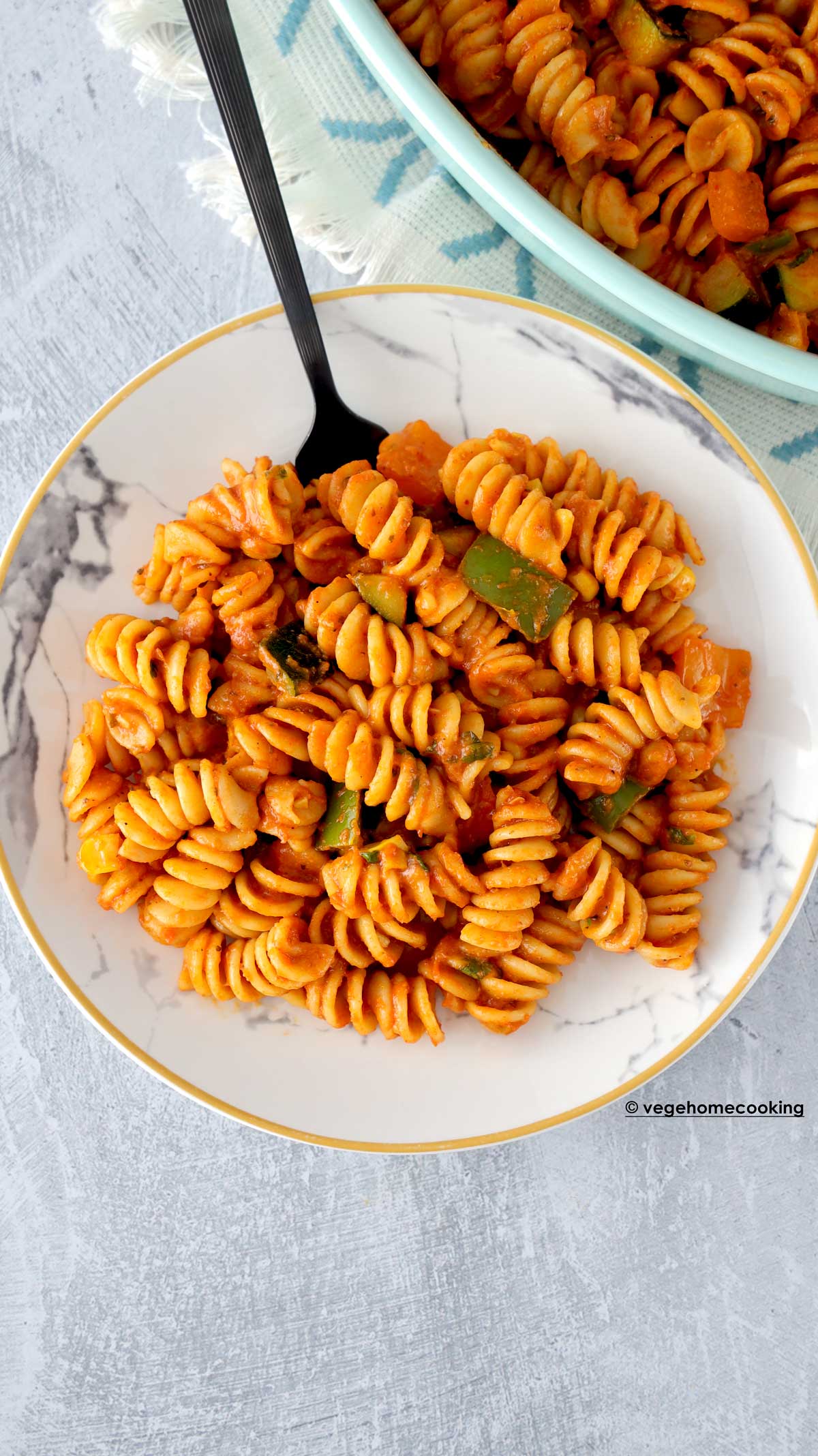 Indian Style Pasta (No Onion No Garlic)